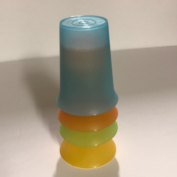 Tupperware | Other | Bell Tumblers Set Of 4 Pastels Remain | Poshmark